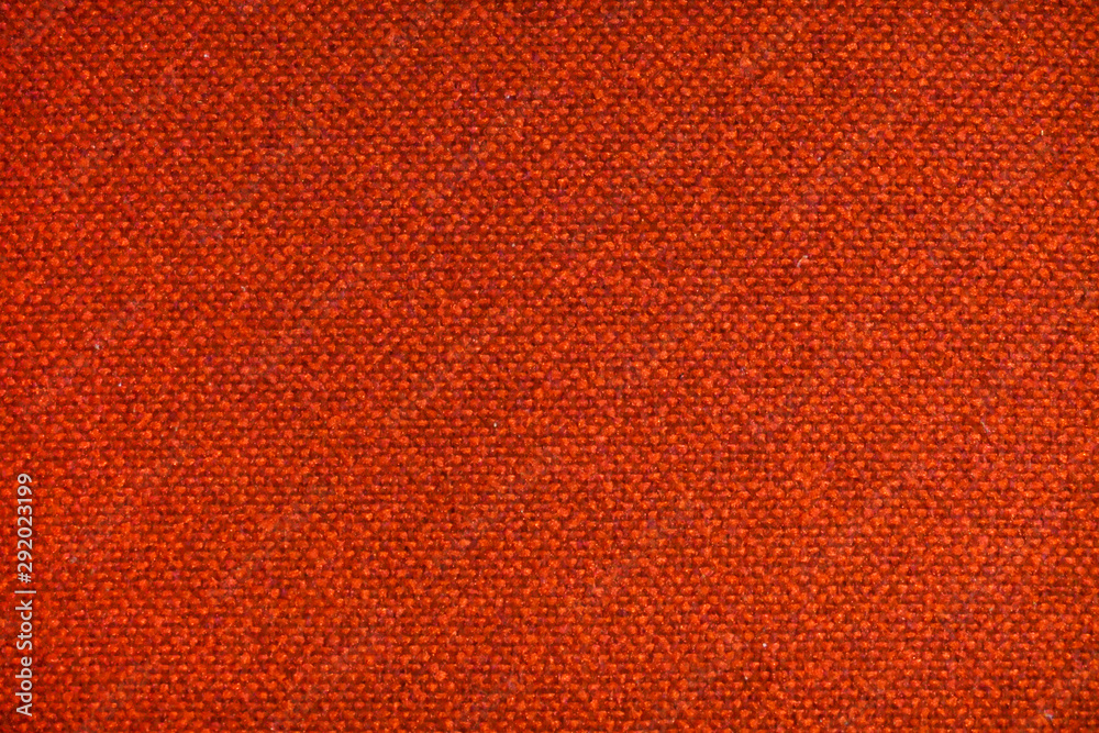 Red burlap detail plush fabric of luxury couch sofa cover furniture ...