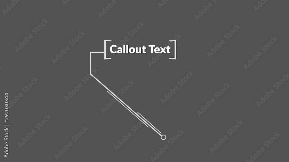 Simple Clean Callout Stock Template | Adobe Stock