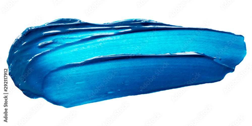 Vector blue paint texture isolated on white - oil banner for Your ...