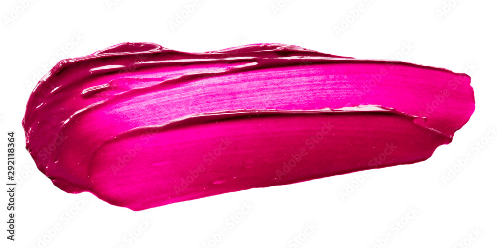 Vector pink paint texture isolated on white - oil banner for Your ...