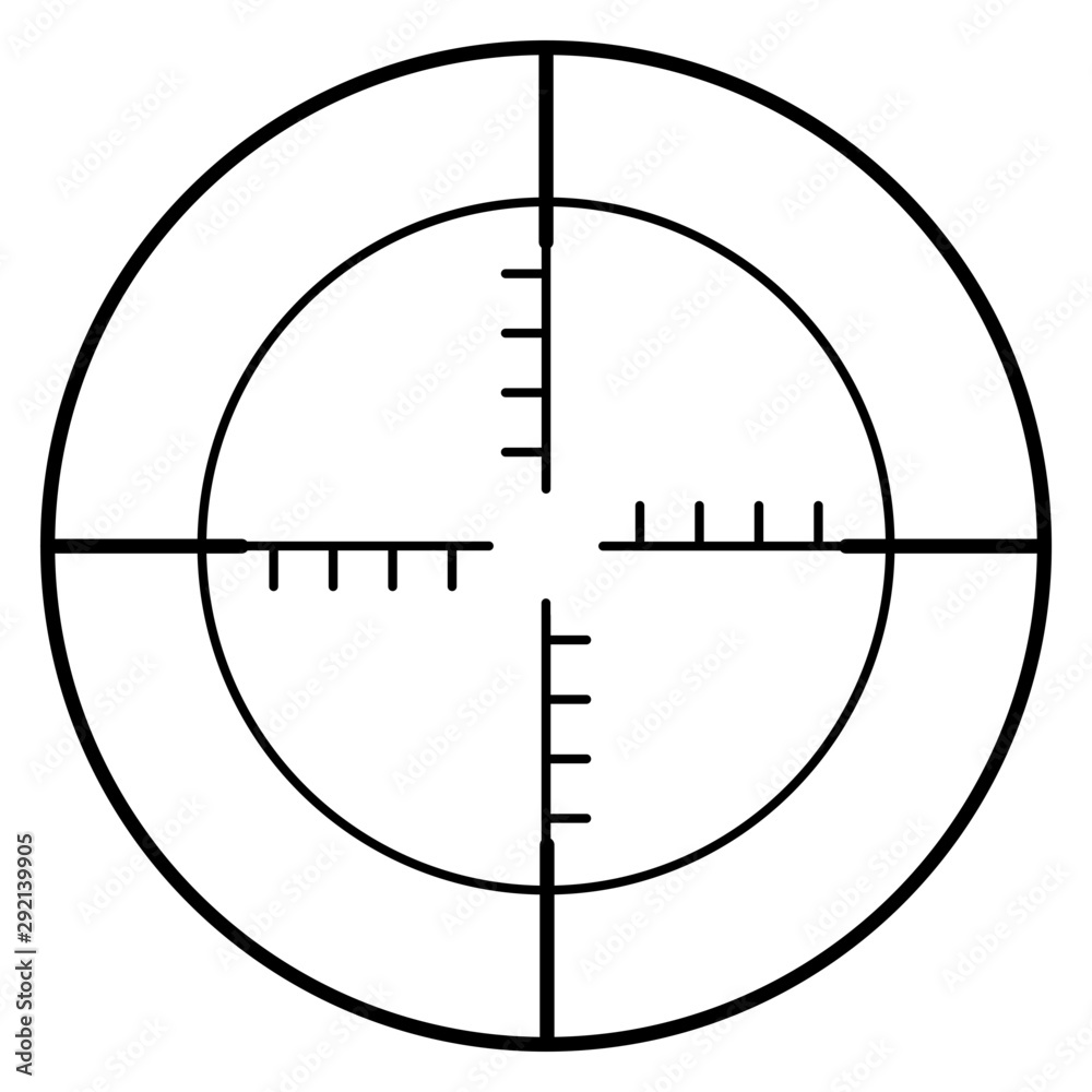 Vetor de target flat icon do Stock | Adobe Stock