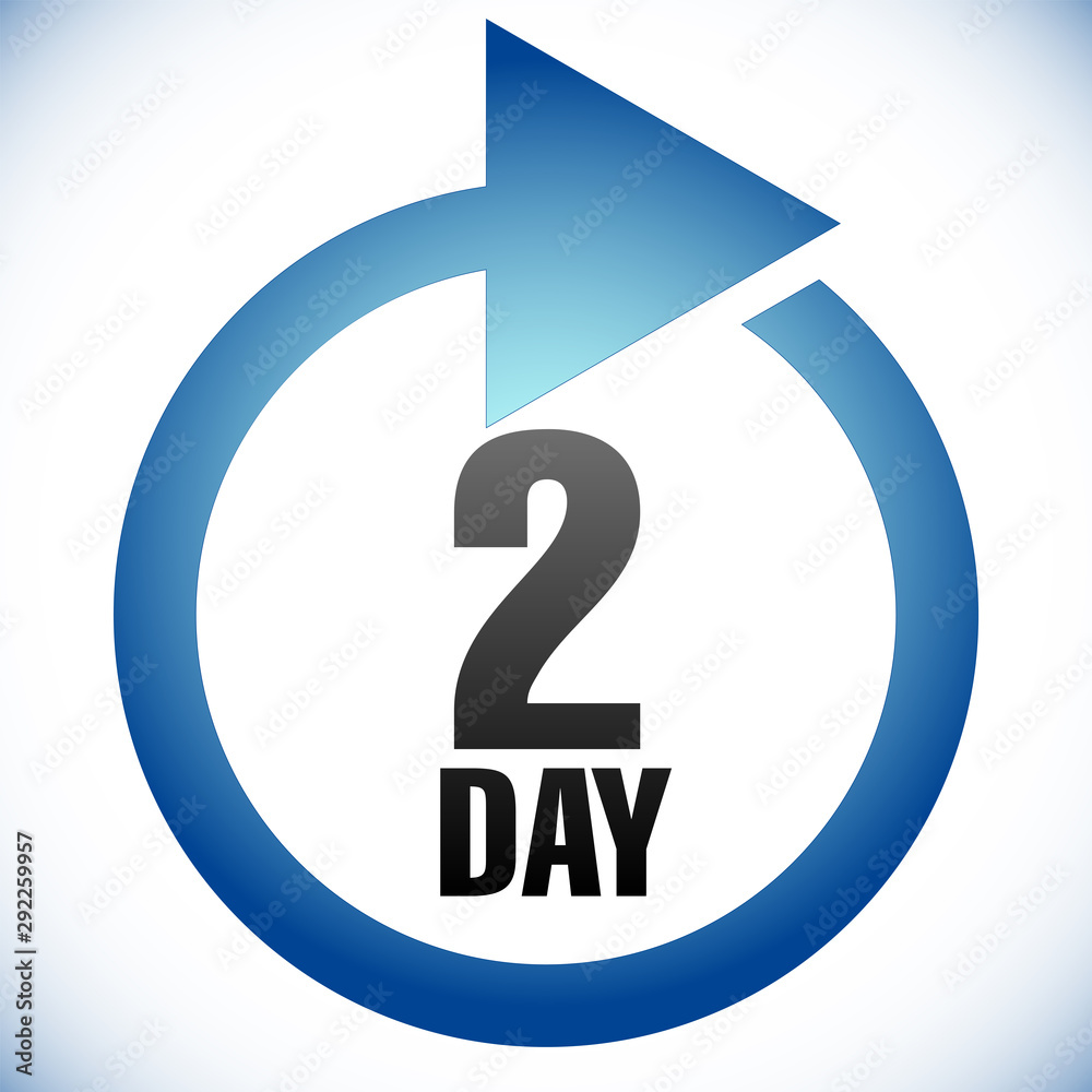 Turnaround time (TAT) icon. Interval for processing, return to customer ...