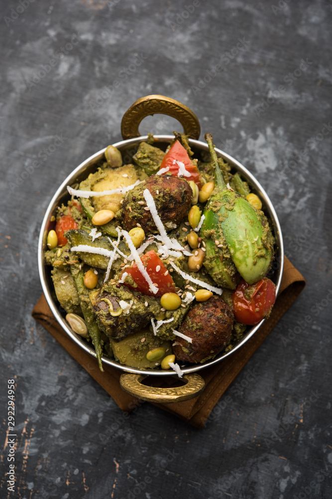 Undhiyu is a Gujarati mixed vegetable dish, specialty of Surat, India ...