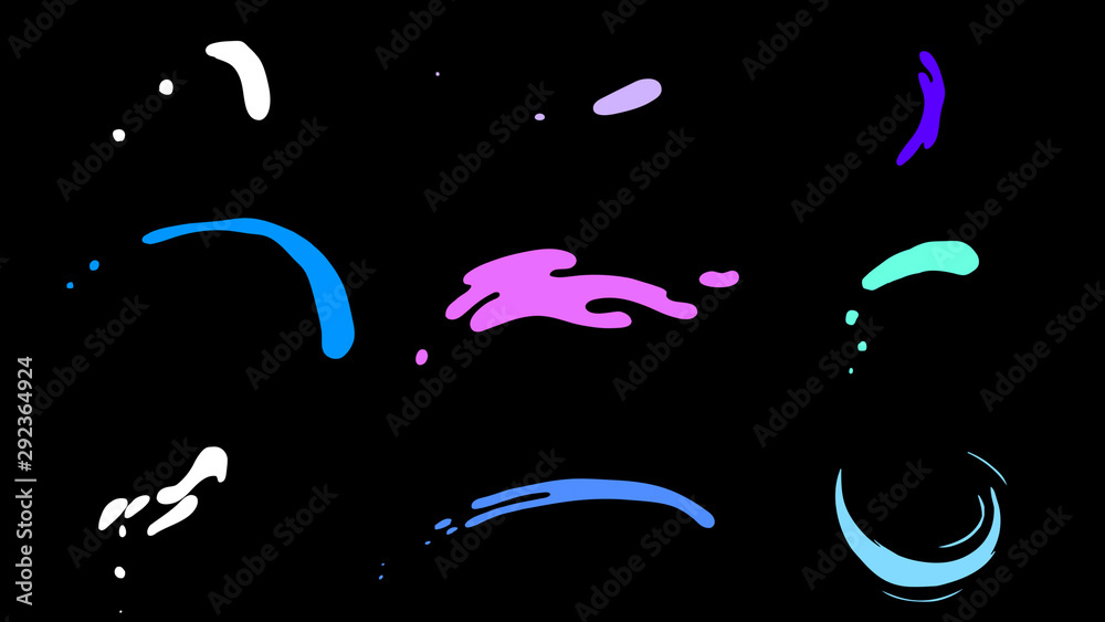 Liquid Motion Shapes Stock Template | Adobe Stock