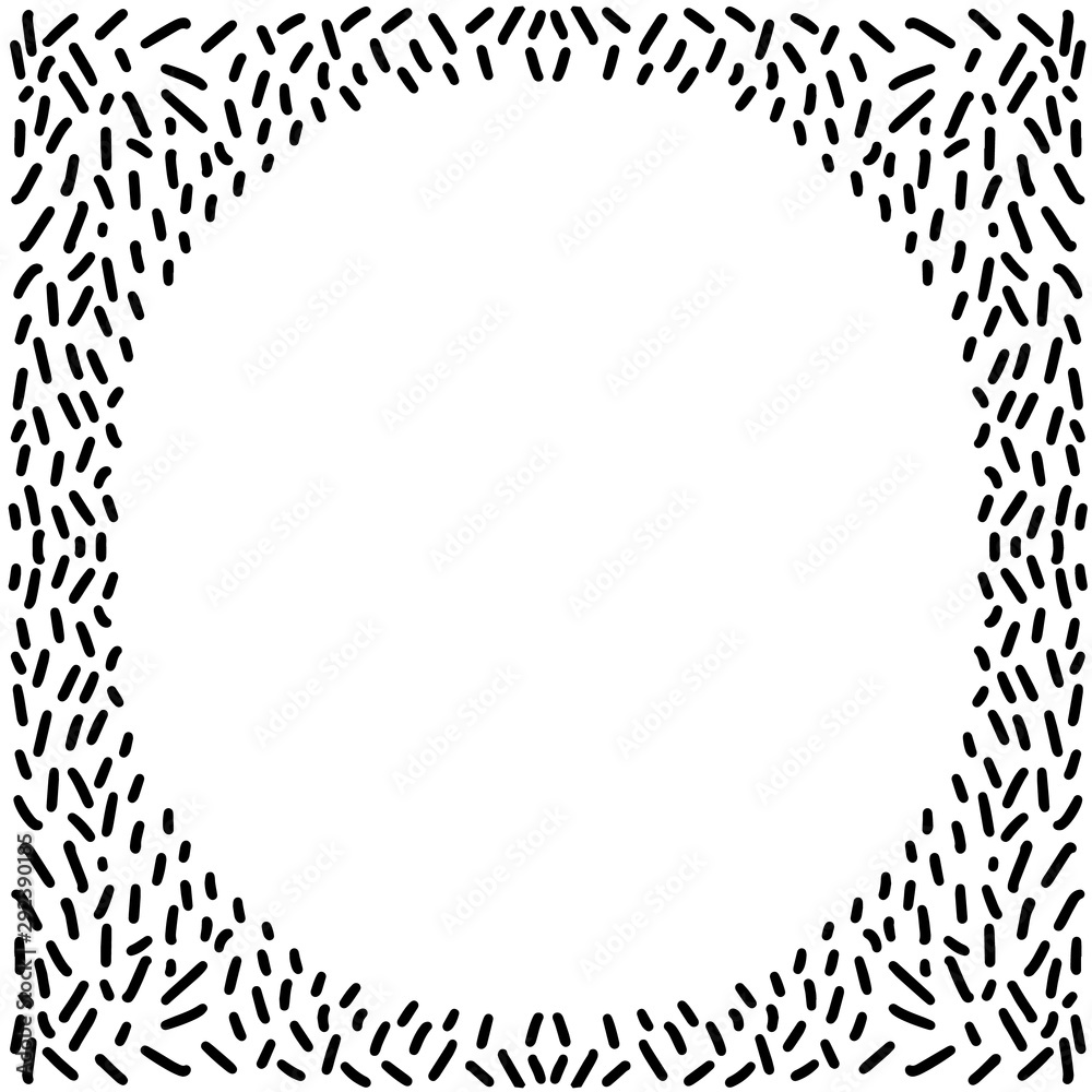Doodle vector pattern black lines line segments hand-drawn pattern ...