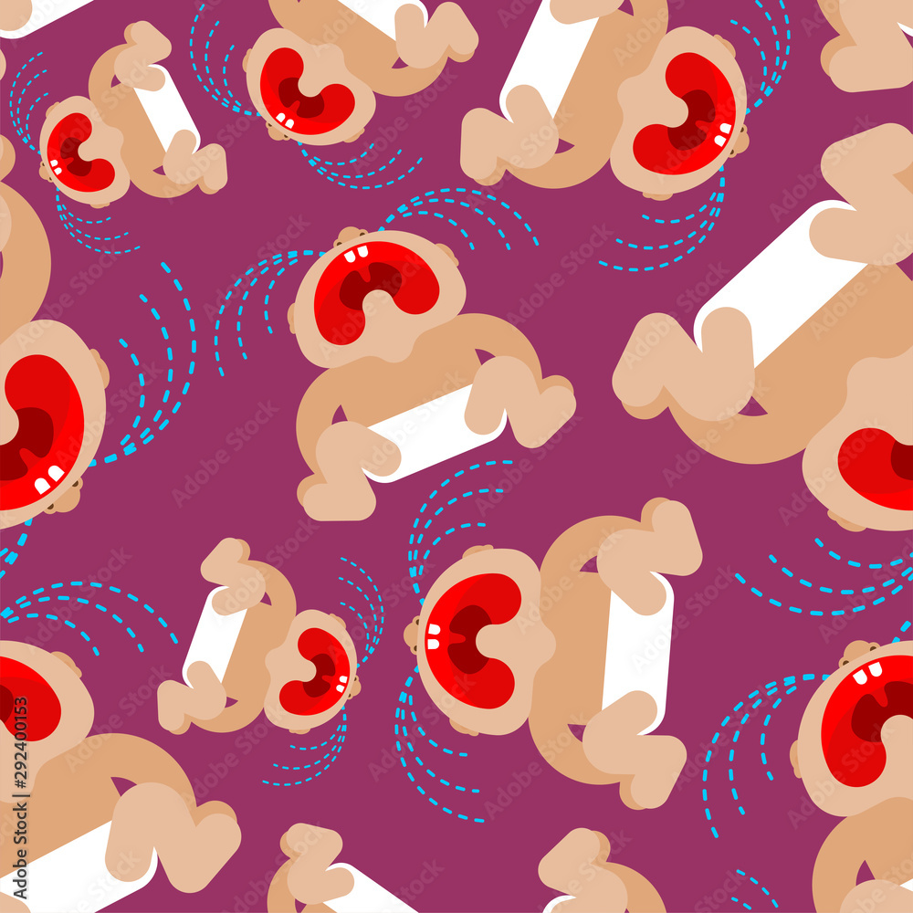 Crying baby pattern seamless. Little child cry background. vector ...
