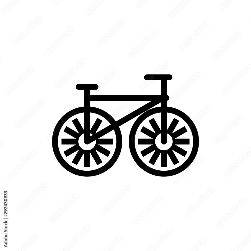 Bicycle logo design vector, Bicycle icon Stock Vector | Adobe Stock