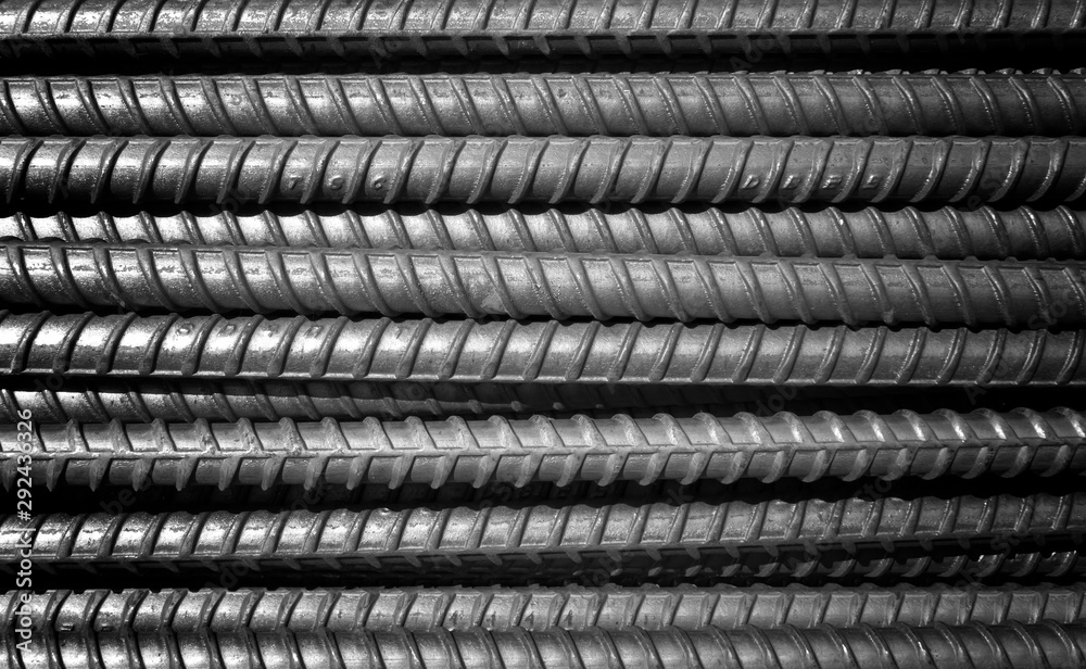 Steel bars for the metal building Stock Photo | Adobe Stock