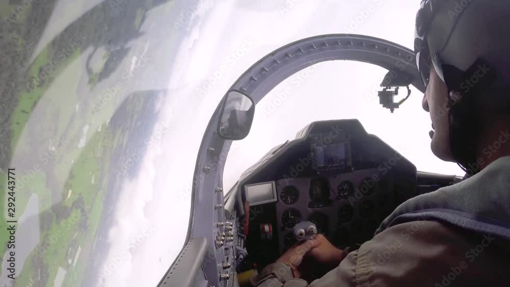 Vidéo Stock Melbourne, Australia, May 2017. Stunt flying training - POV ...