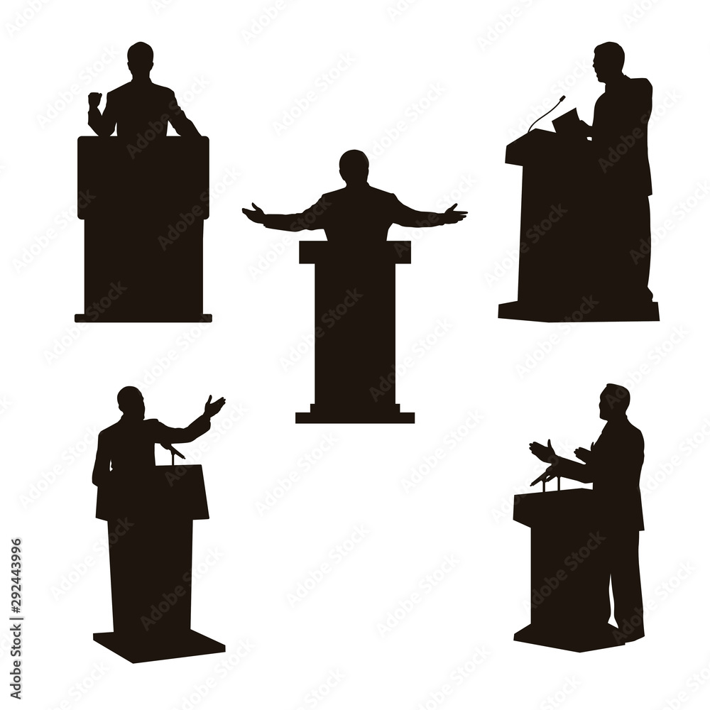Speech Silhouette
