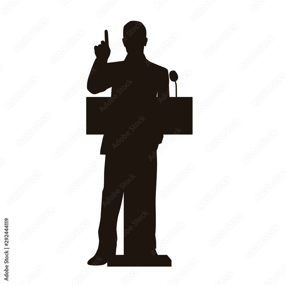 Speech Silhouette