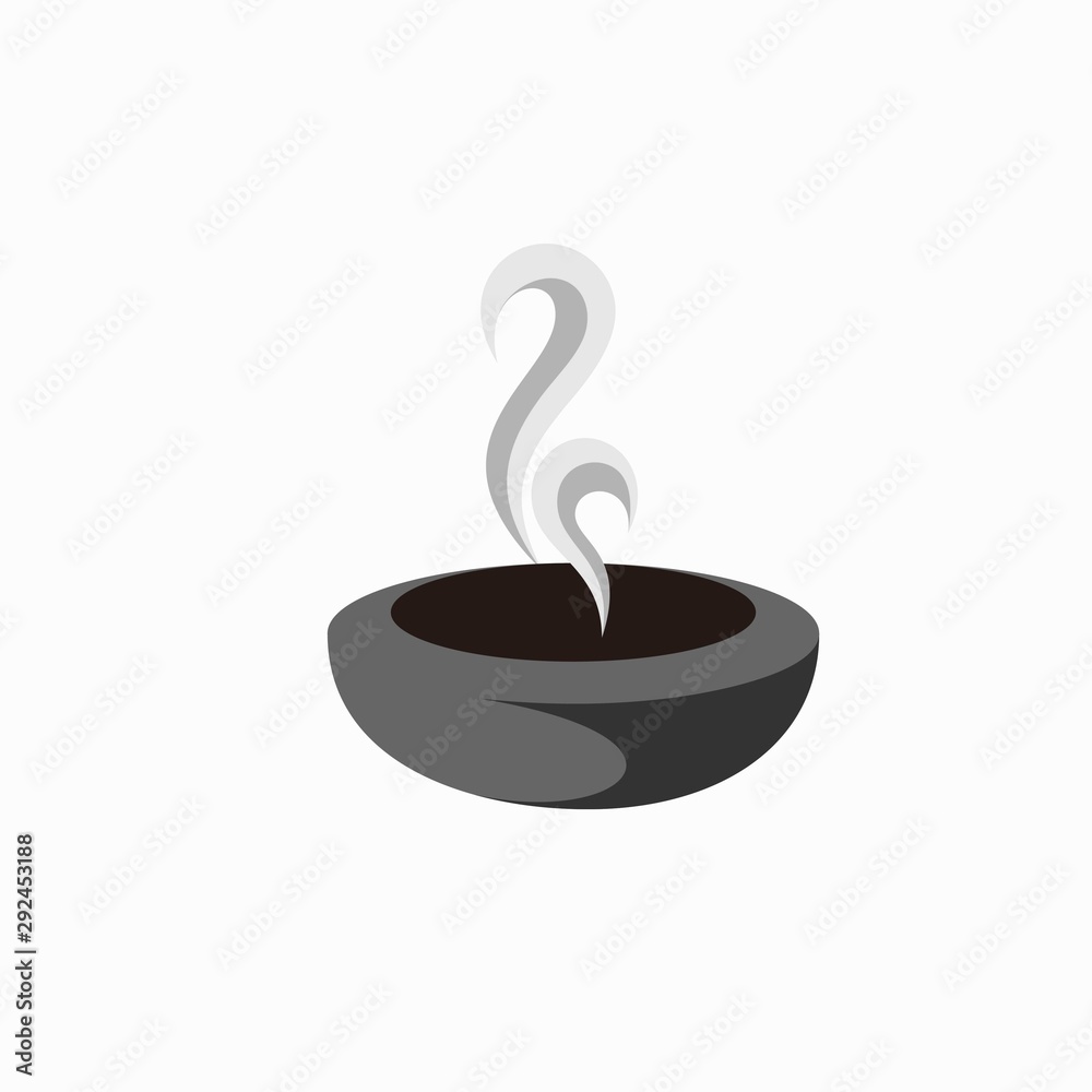 incense icon using a simple concept with natural colors Stock Vector ...
