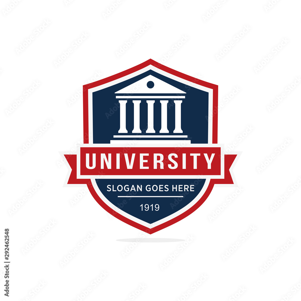 University, college logo vector Stock Vector | Adobe Stock