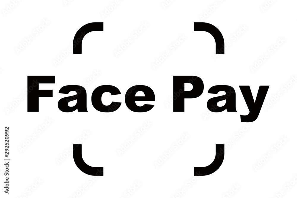 Face id icons. Facial recognition system signs. Facial Recognition ...