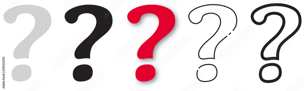 POINT D'INTERROGATION Stock Vector | Adobe Stock