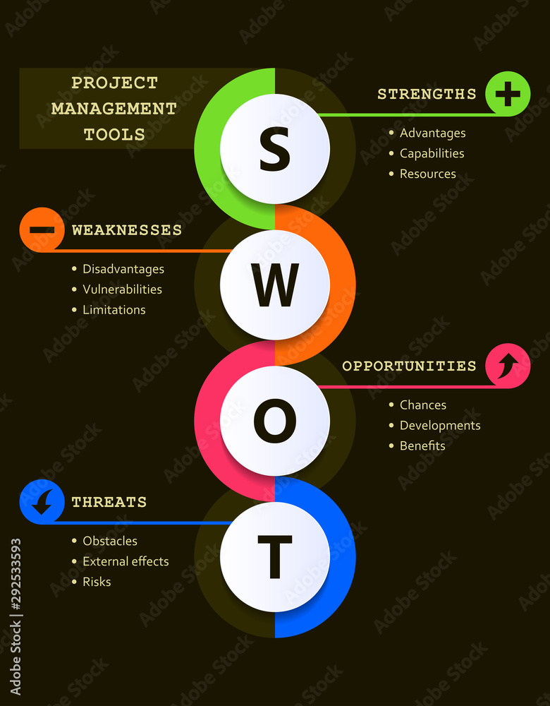 Swot analysis evolution chart with explanations and main objectives ...