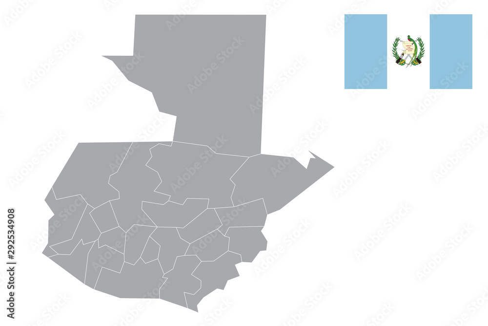 Guatemala map. Guatemala flag. flat icon symbol vector illustration ...