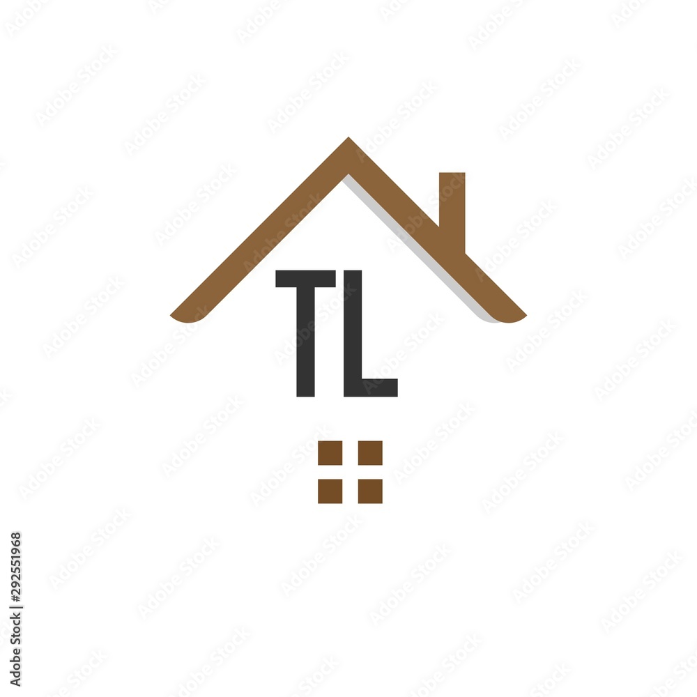 Initial Letter TL Building Logo Vector Design Template. Real Estate ...