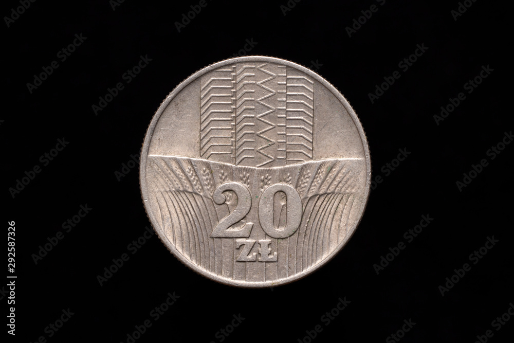 Polish People's Republic, Polska Rzeczpospolita Ludowa old 20 zloty ...