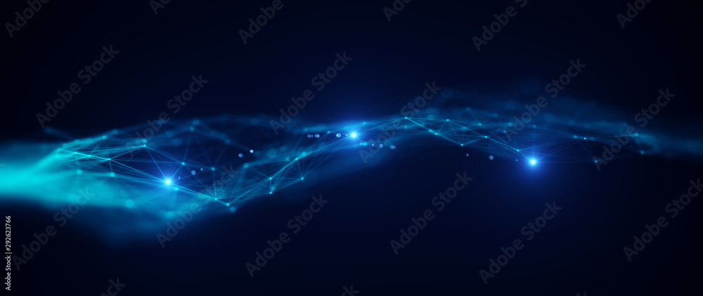 Block chain network/Block chain network concept , Distributed register ...