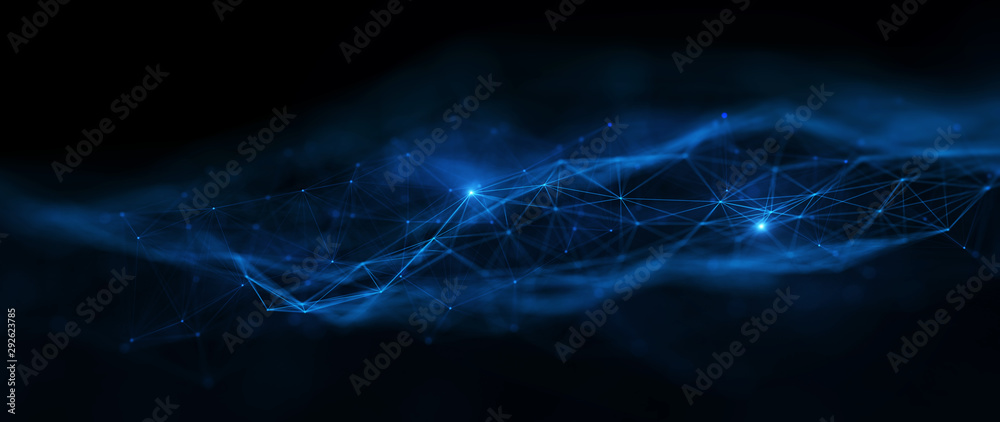 Block chain network/Block chain network concept , Distributed register ...