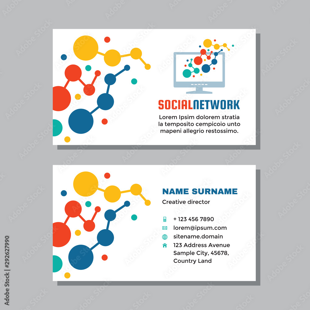 Computer Visiting Card Sample