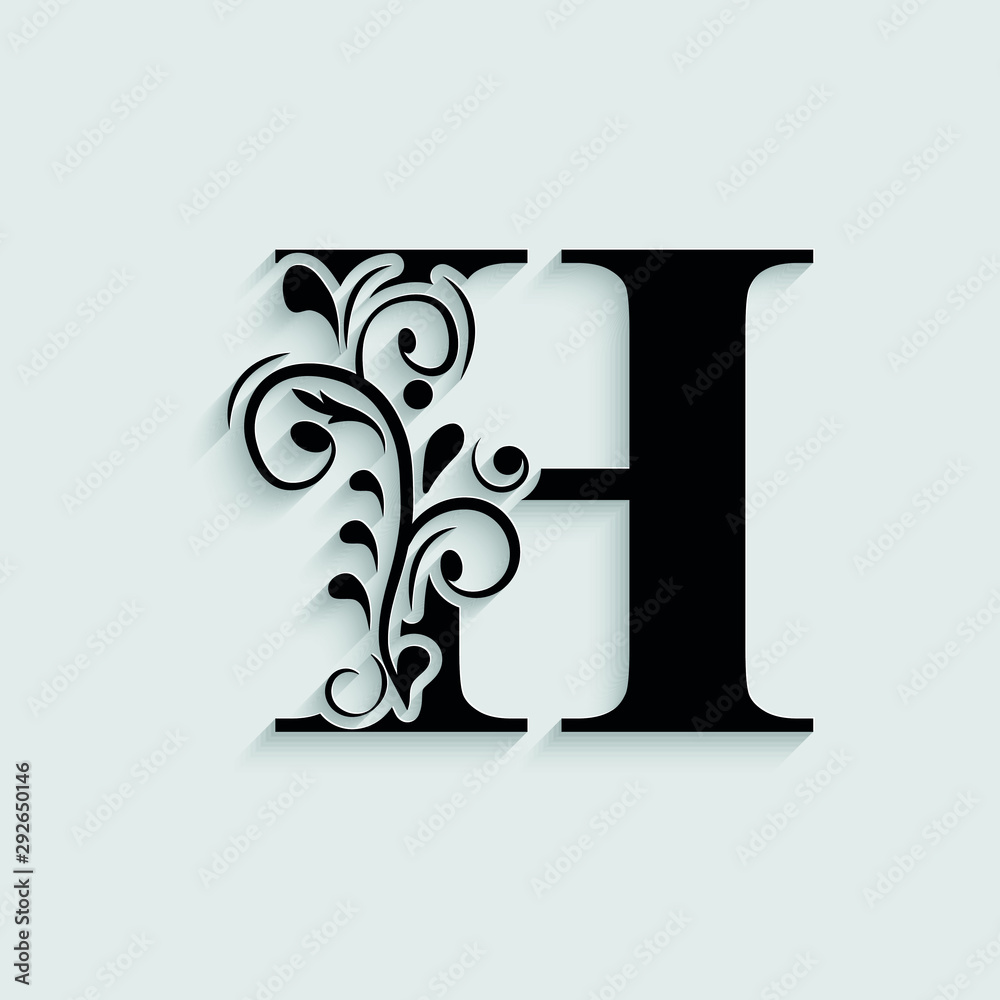 Beautiful Letter H