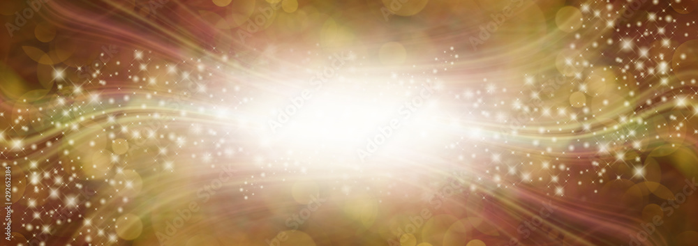 Autumnal symmetrical sparkling background banner - Wide golden brown ... Autumnal symmetrical sparkling background banner - Wide golden brown ...