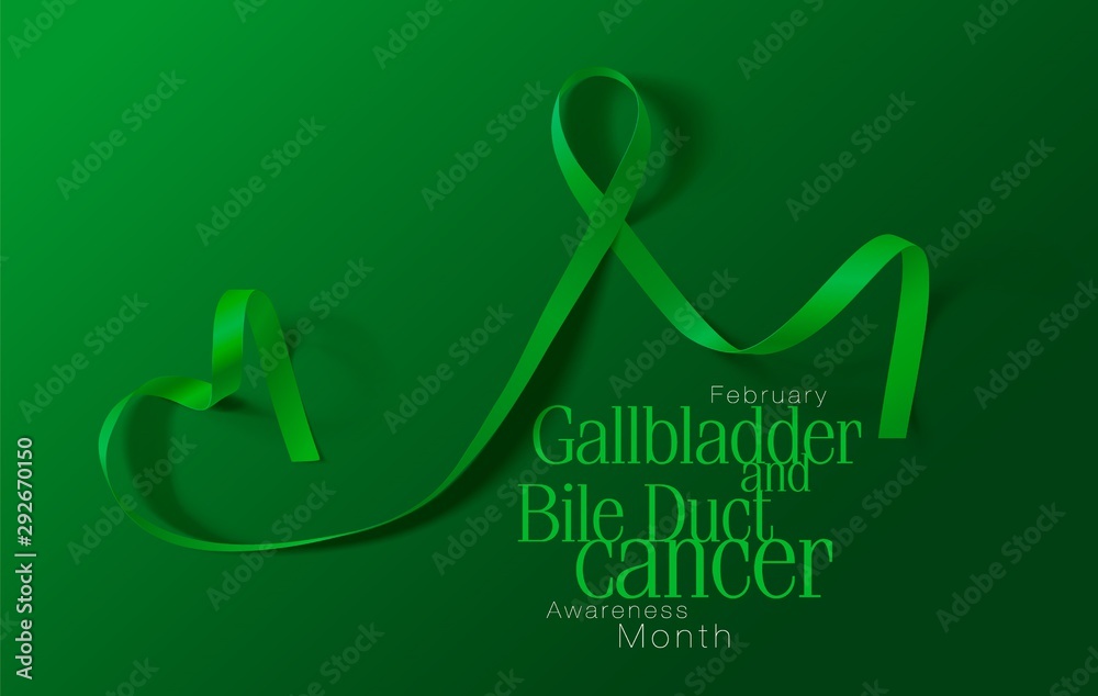 Gallbladder and Bile Duct Cancer Awareness Calligraphy Poster Design ...