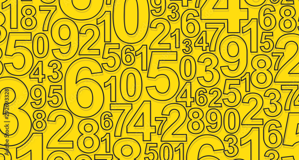 number background Stock Illustration | Adobe Stock