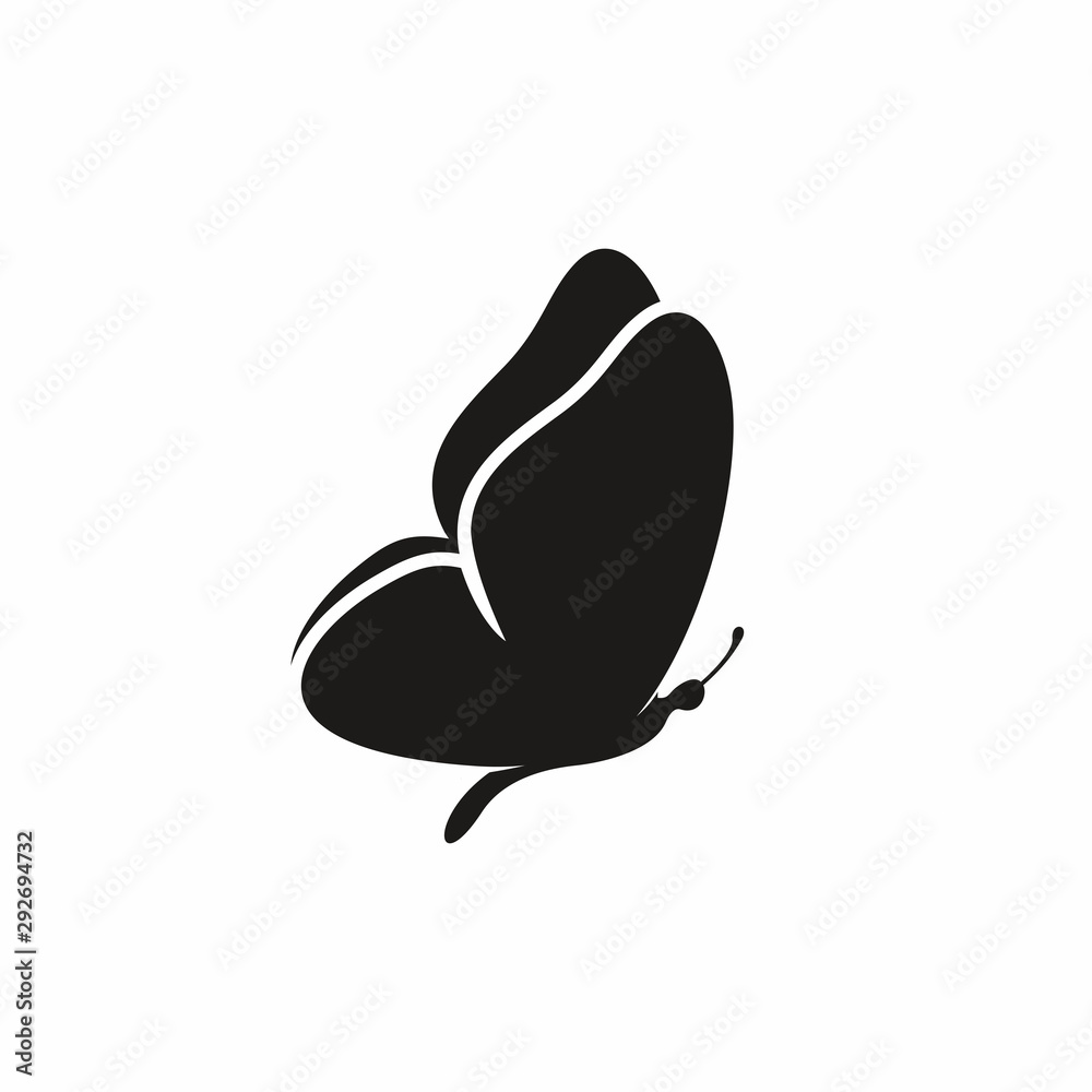 Butterfly icon vector Stock Vector | Adobe Stock