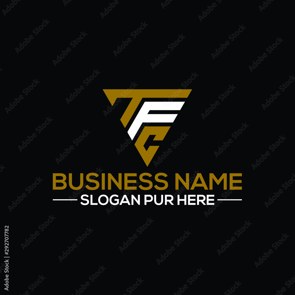Initial letter TFC Logo Template Design and Creative Modern Trendy ...