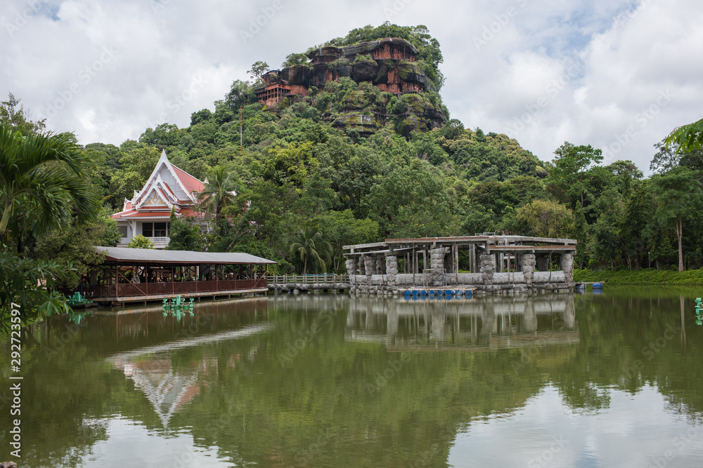 Wat Phu Tok, ore Wat Jetiyakhiri in Bueng Kan, isan Thailand. beautiful ...