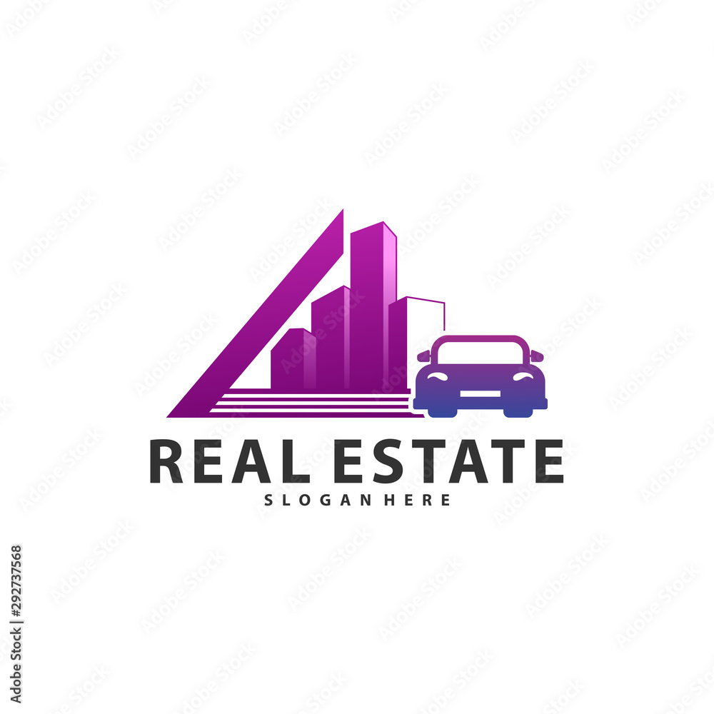 Car City Logo Vector Industrial symbol icon design illustration, Emblem ...