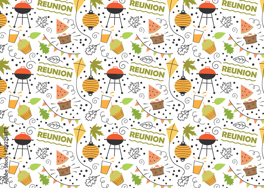 Pattern for fun reunions, approriate for family reunion announcements ...