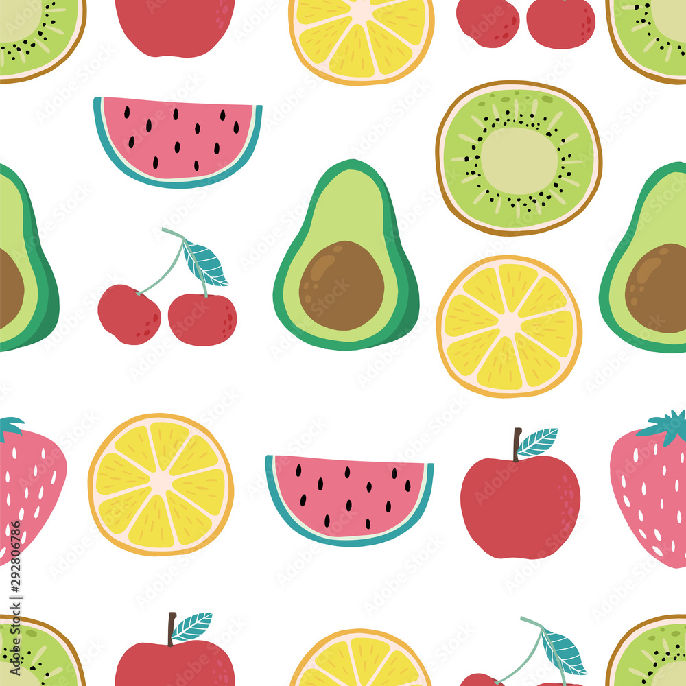Cute Fruit Background