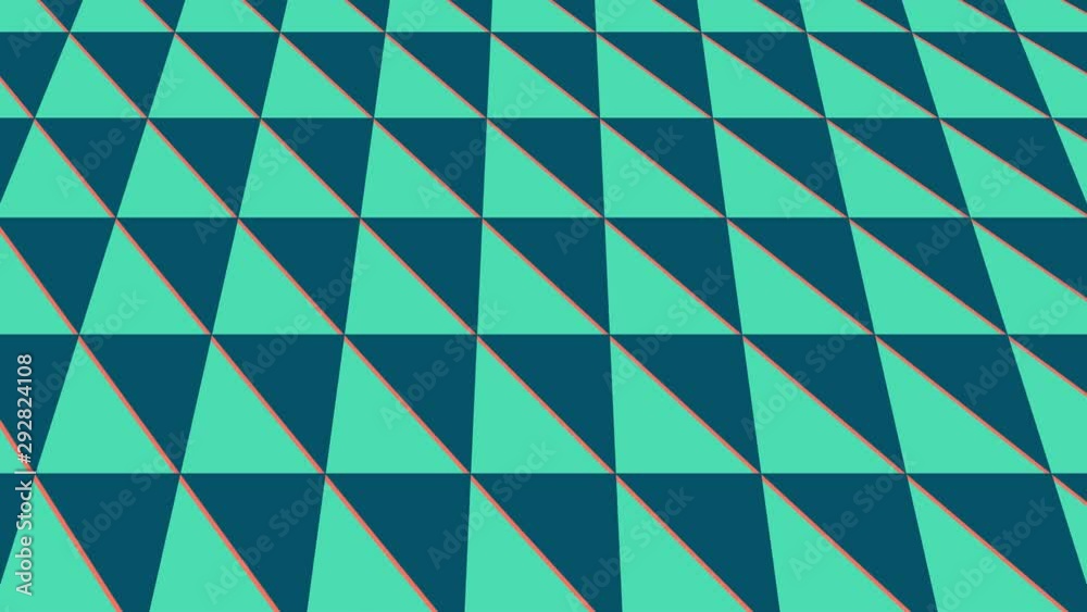 Graphic 2D video pattern that tilts up and moves, composed of designs ...