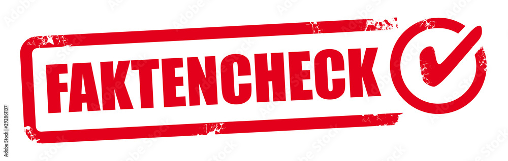 Stempel Faktencheck Vektor Illustration เวกเตอร์สต็อก | Adobe Stock