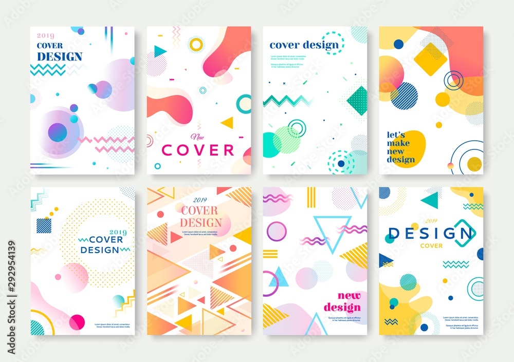 Vector illustrations for brochure Stock Vector | Adobe Stock