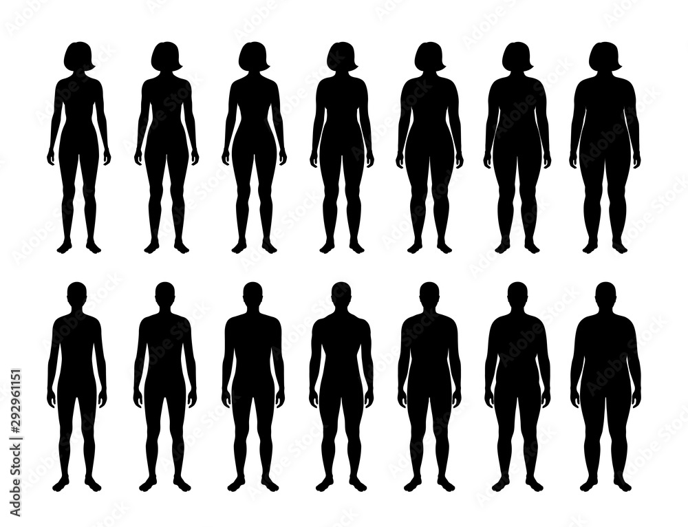 Man And Woman Silhouette Back To Back