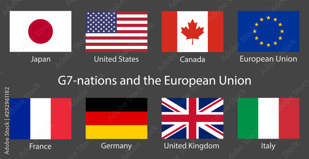 Great world leaders G7-nations Group of Seven intergovernmental ...