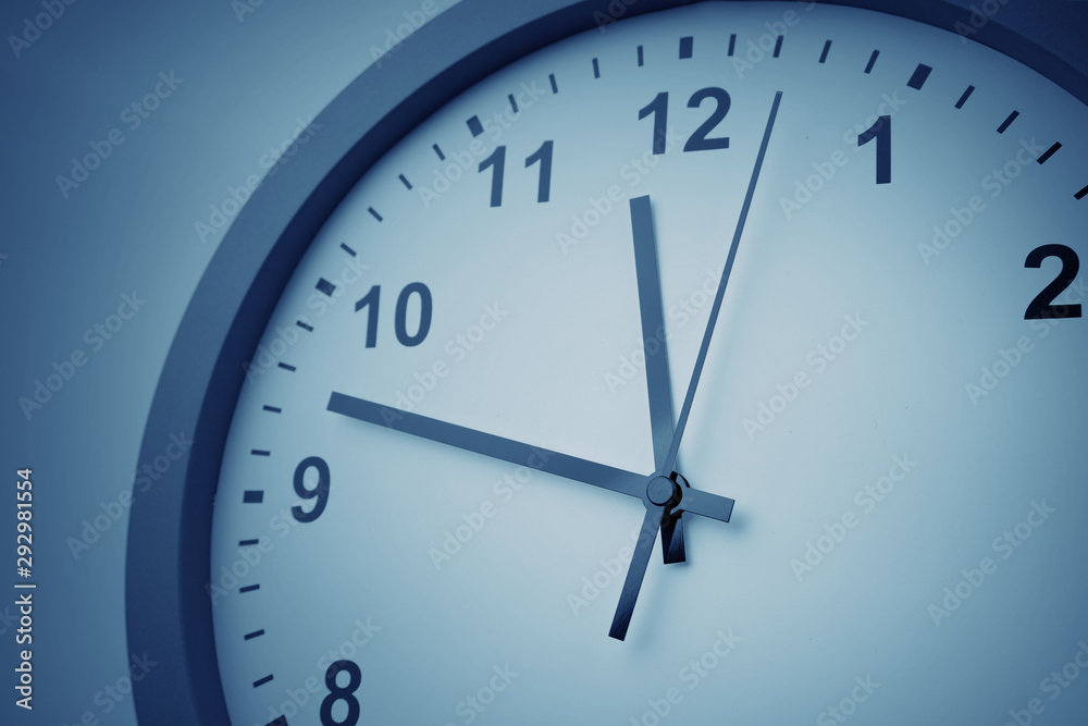 Clock face close-up Stock Photo | Adobe Stock