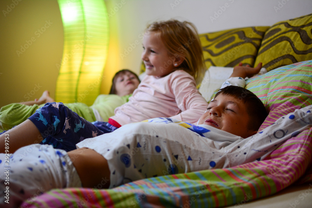 Boy Waking Up From Bed