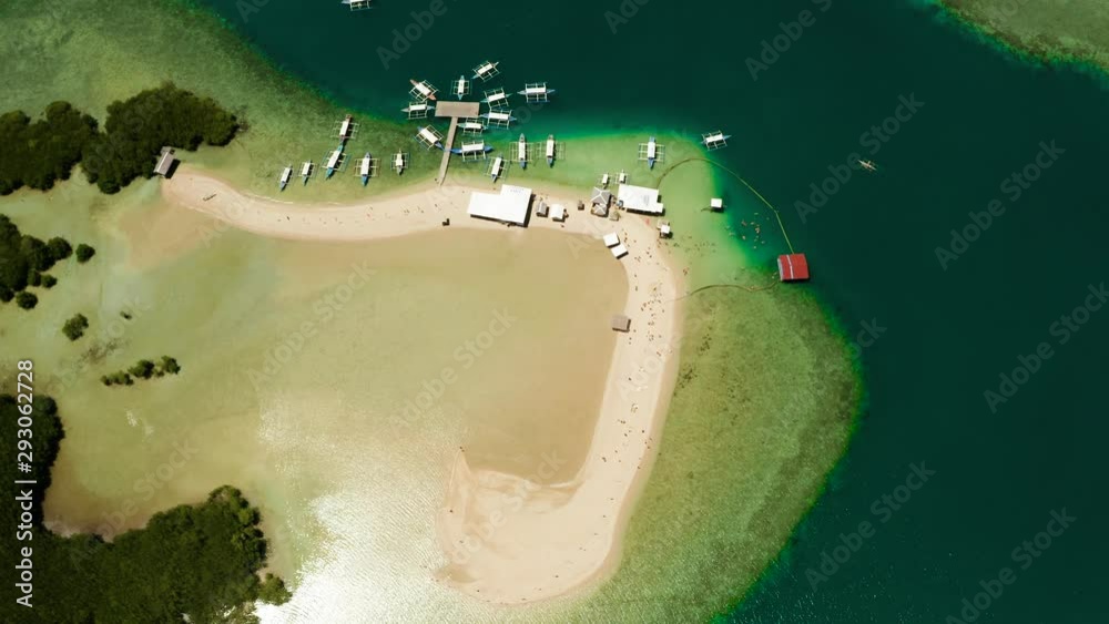 Luli island, Puerto Princesa, Palawan. Island hopping Tour at Honda Bay ...