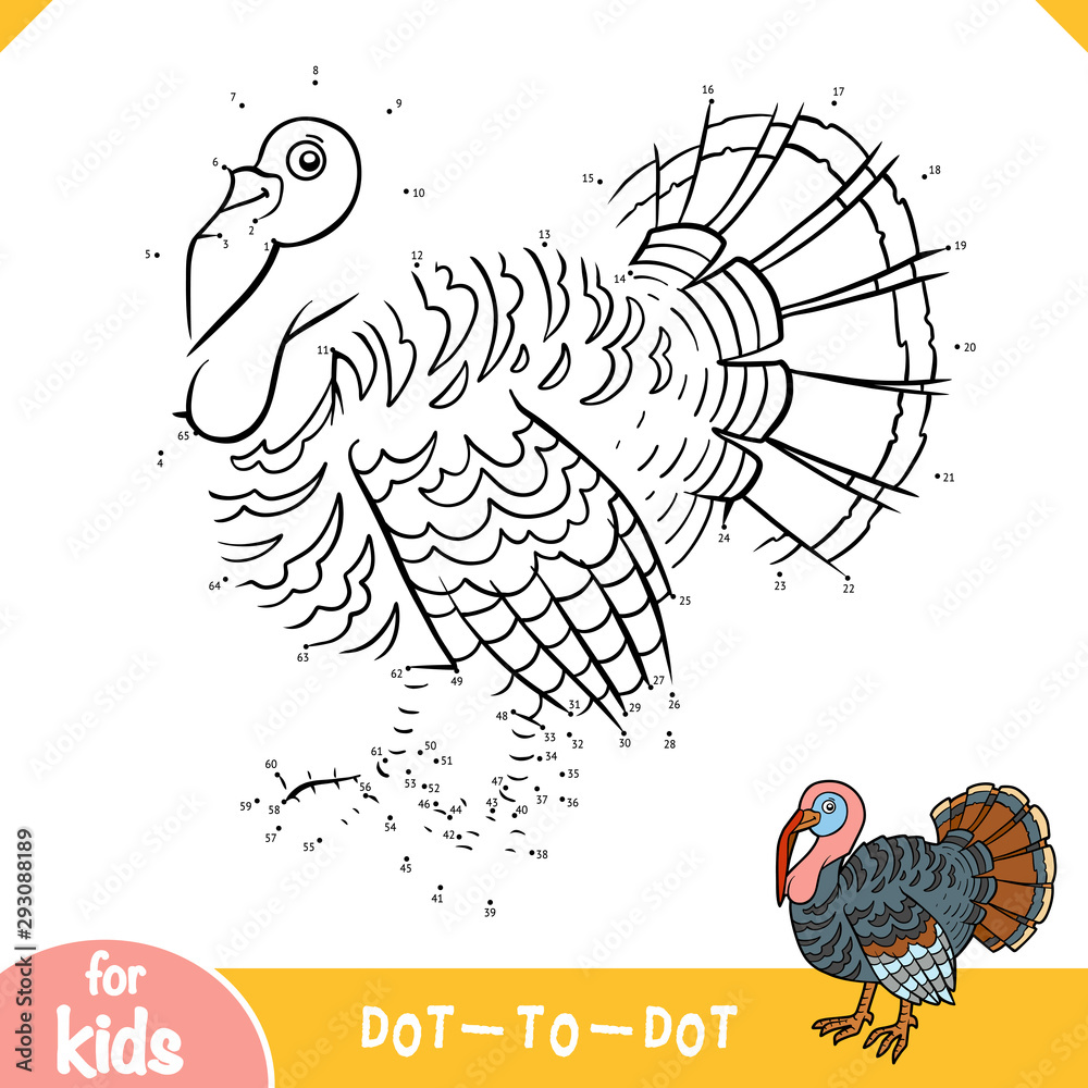 Numbers game, education game for children, Turkey Stock Vector | Adobe ...