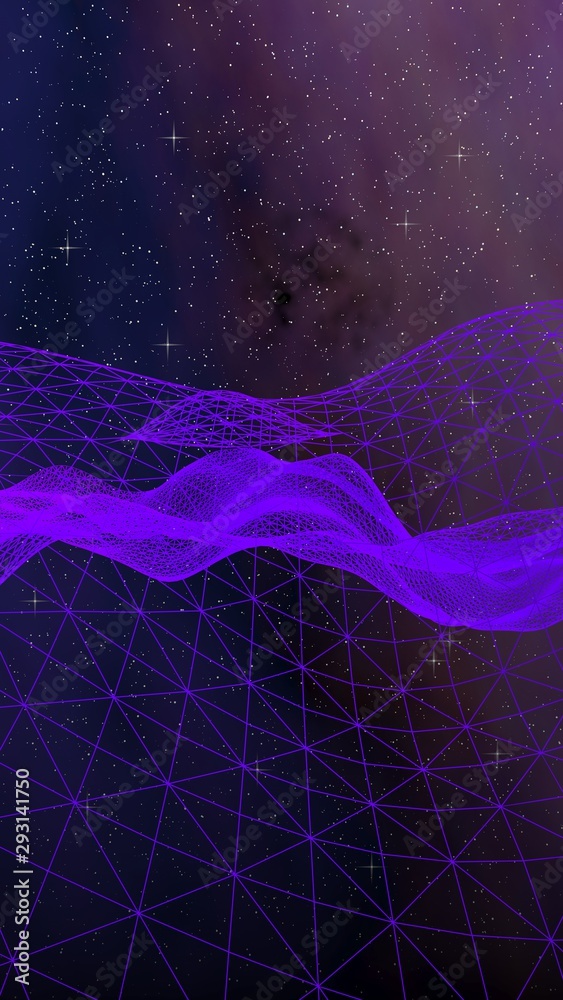 Ultraviolet Purple Space