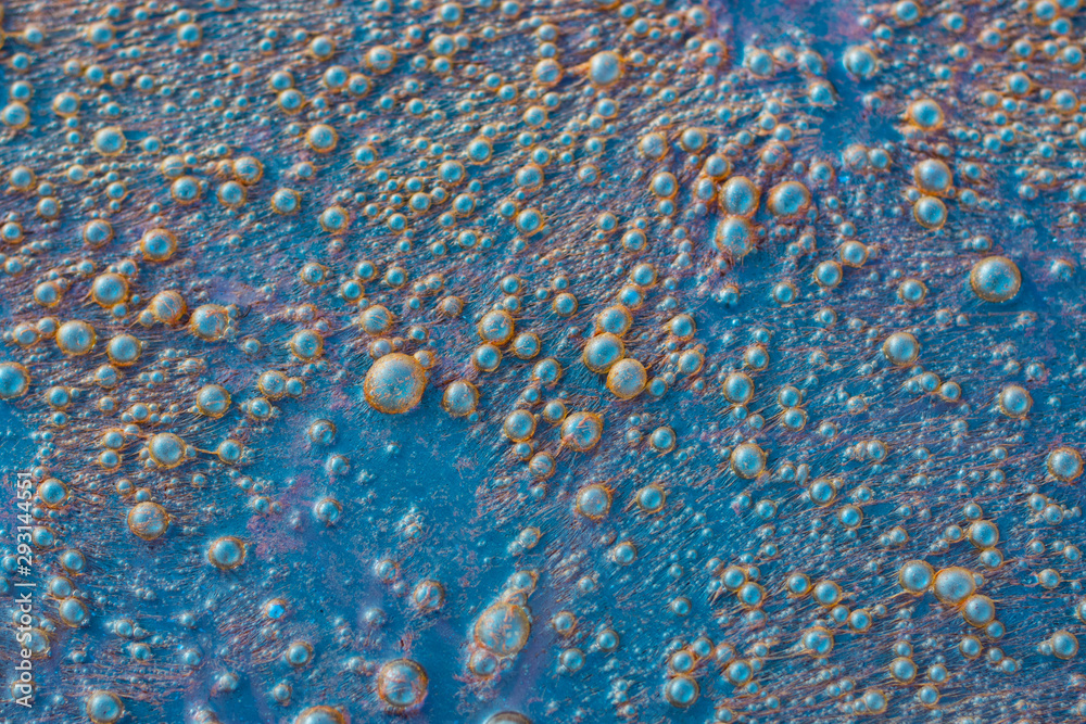 Bubbles, bubbles, methane, carbon dioxide which is caused by sewage ...