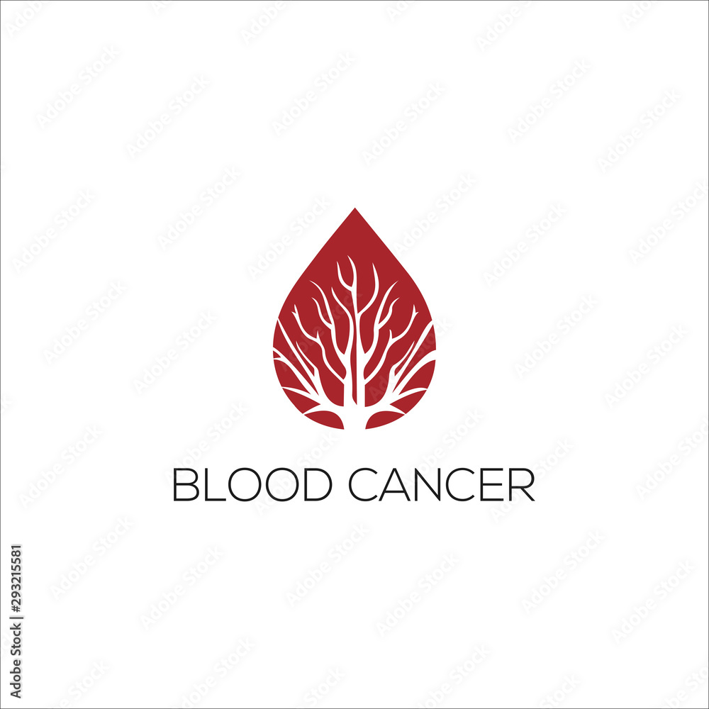 blood cancer vector icon design.Blood Cancer logo design. Vector ...