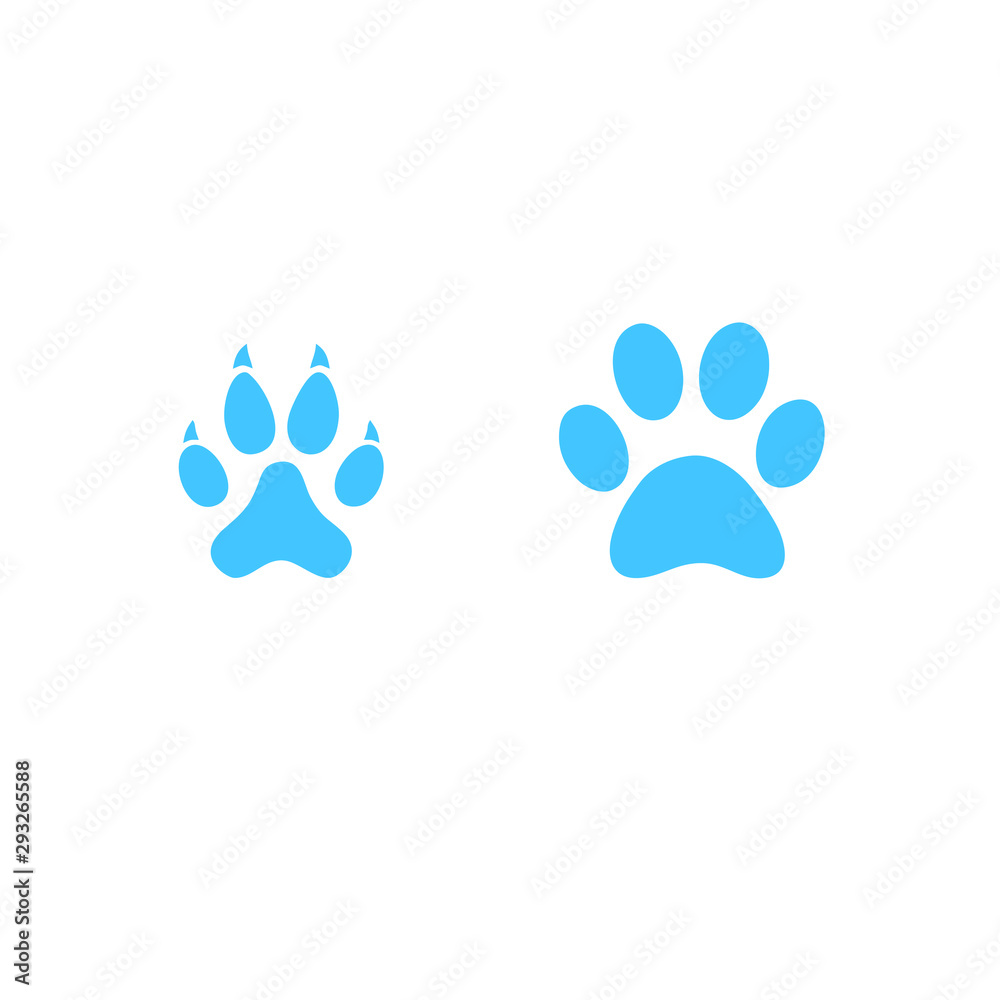 paw logo icon design template Stock Vector | Adobe Stock