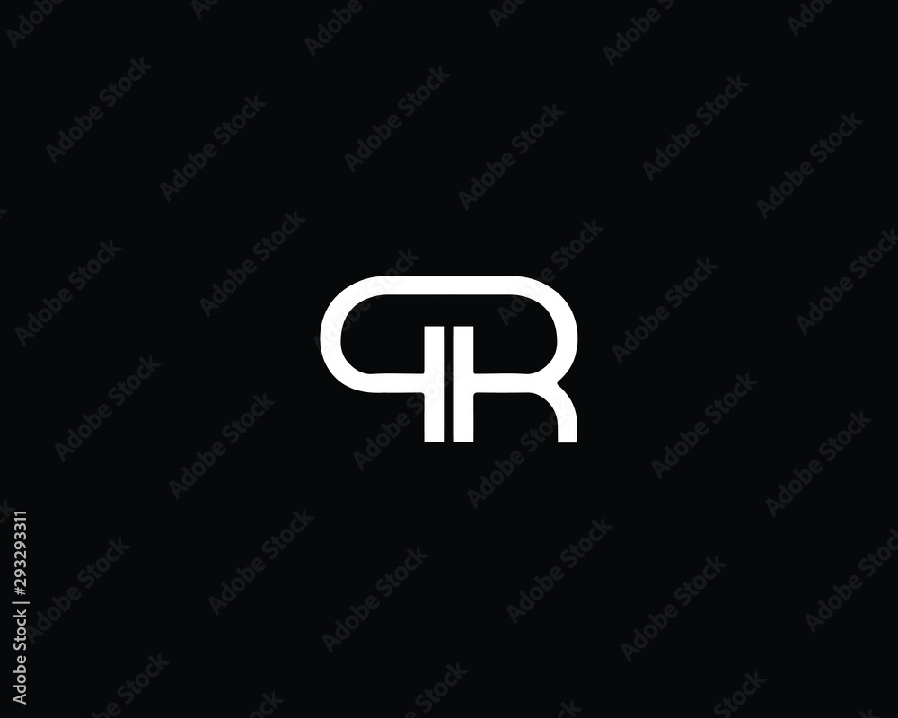 Professional and Minimalist Letter QR PR Logo Design, Editable in ...
